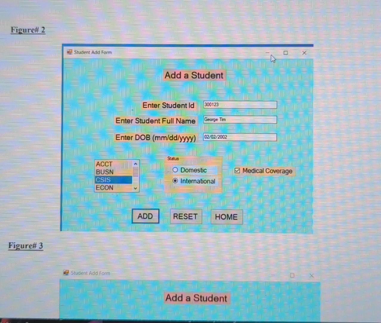Solved a) Create an application named | Chegg.com