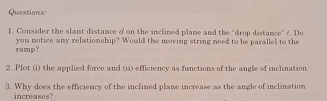 Solved Questions: 1. Consider the slant distance d on the | Chegg.com