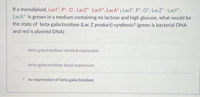 Solved If a merodiploid, | Chegg.com