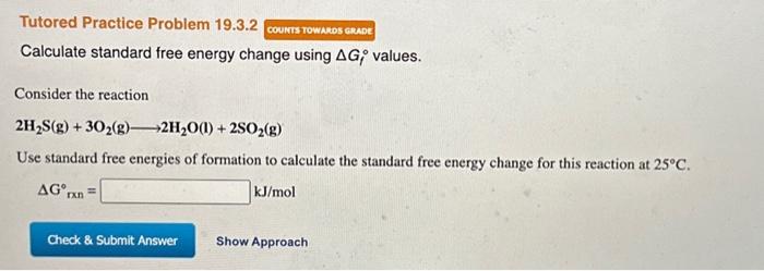 Tutored Practice Problem 19.3.2 Calculate standard | Chegg.com