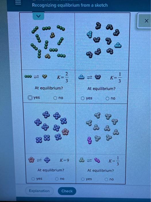 Solved Recognizing equilibrium from a sketch Х 8 000 = 2 K= | Chegg.com