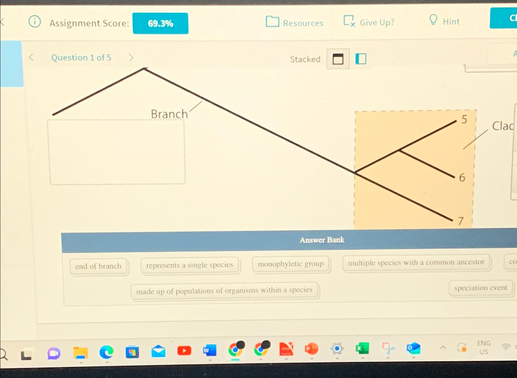 Solved Assignment Score:ResourcesGive Up?HintQuestion 1 ﻿of | Chegg.com