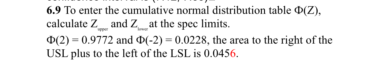 Solved 6.9 ﻿To enter the cumulative normal distribution | Chegg.com