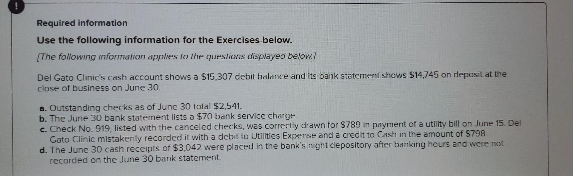 Solved Required information Use the following information | Chegg.com