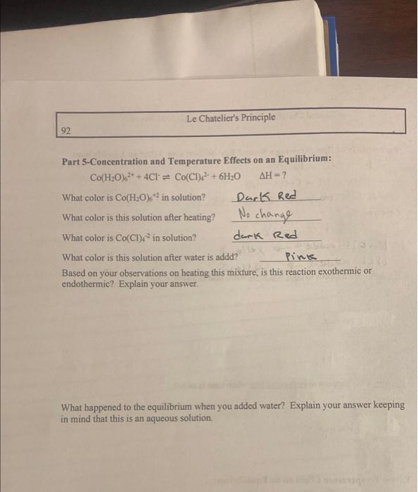 Solved Ba2++CrO42−⇌BaCrO4↓2CrO42+2H+⇌Cr2O22+H2O Color of | Chegg.com