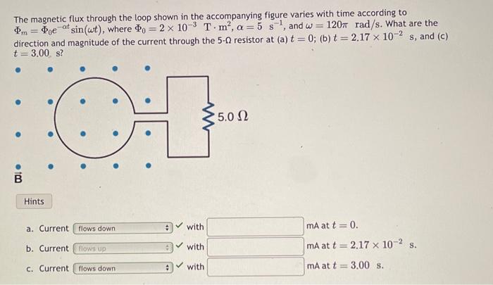 Solved The accompanying figure shows a single-turn | Chegg.com