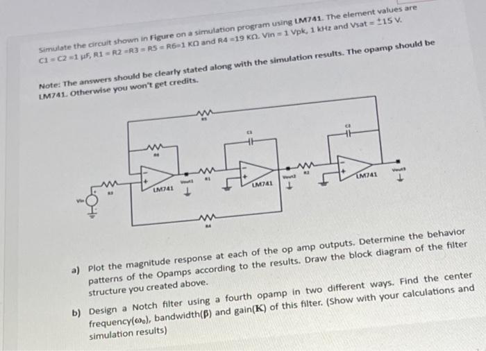 Solved Simulate the circuit shown in Figure on a simulation | Chegg.com