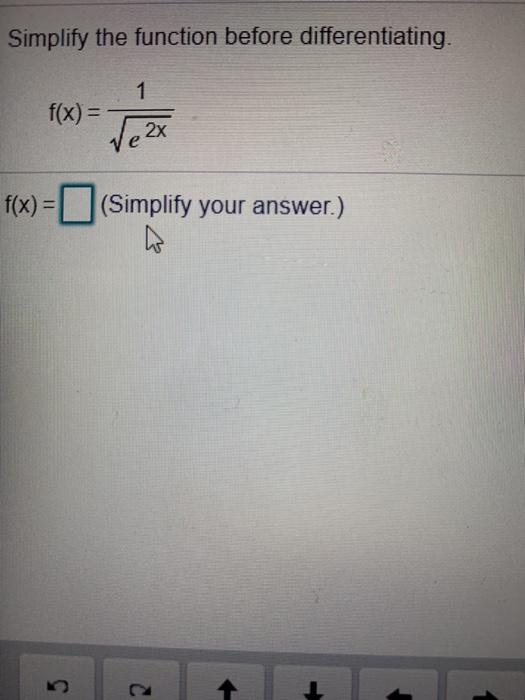 Solved Simplify the function before differentiating. f(x) = | Chegg.com