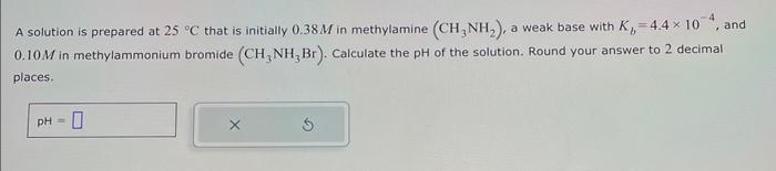 Solved A solution is prepared at 25∘C that is initially | Chegg.com