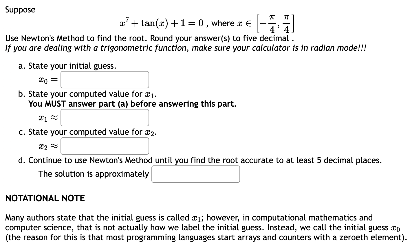 Solved Many authors state that the initial guess is called | Chegg.com