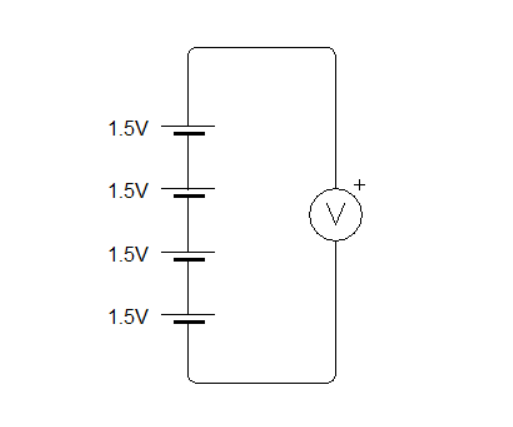 Solved If a device runs on 4 ﻿AA 1.5 ﻿Volt batteries. | Chegg.com