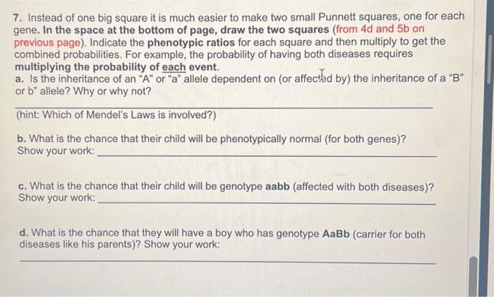 Solved 7. Instead of one big square it is much easier to | Chegg.com
