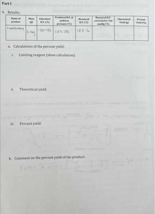 [Solved]: determine corrected boiling point snd answer