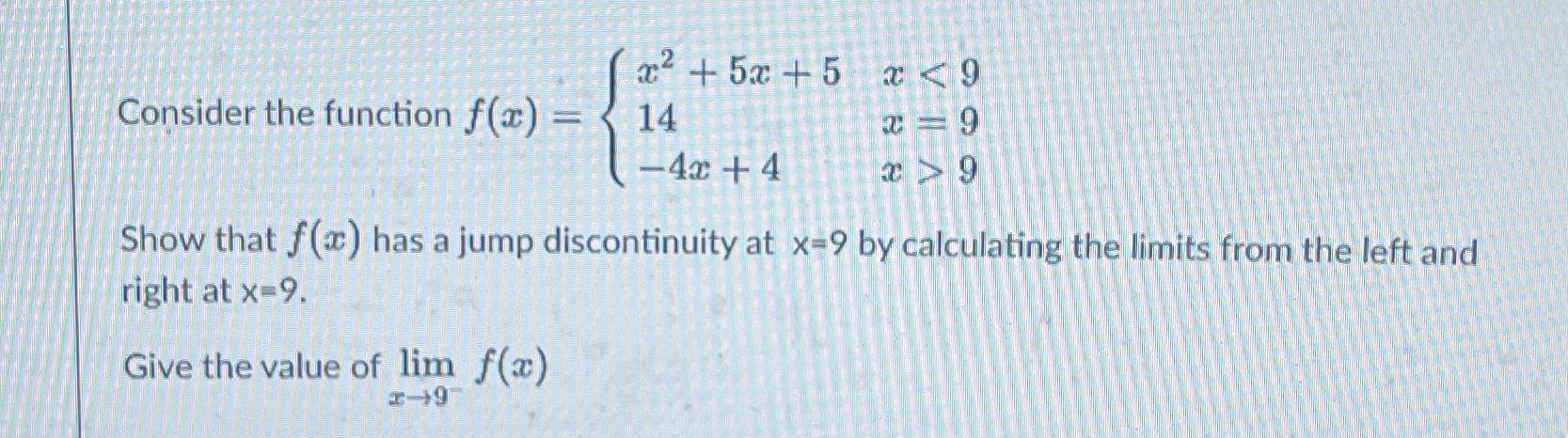 Solved Consider the function | Chegg.com