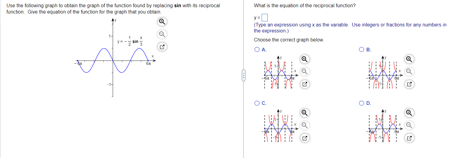 Solved Use the following graph to obtain the graph of the | Chegg.com