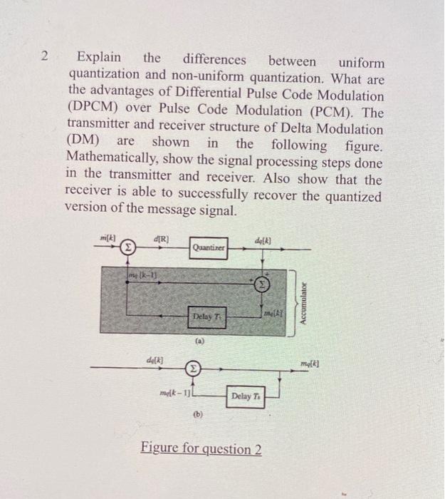 Solved 2 Explain the differences between uniform | Chegg.com