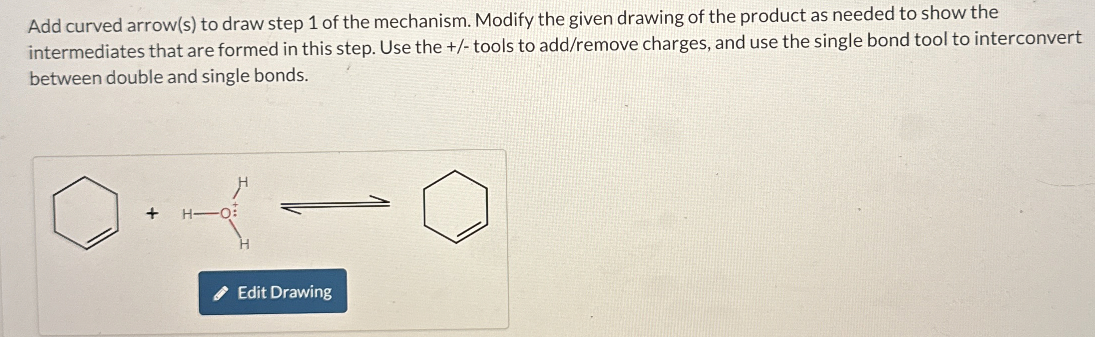 Solved Add curved arrow(s) ﻿to draw step 1 ﻿of the | Chegg.com