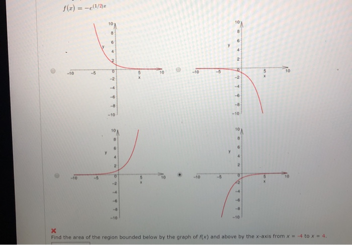 Solved f(1) = -(1/2) Find the area of the region bounded | Chegg.com