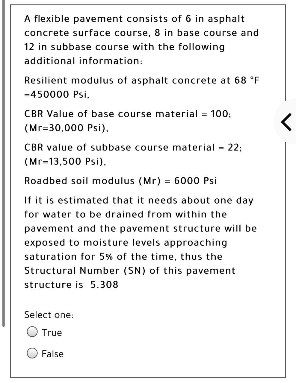 A flexible pavement consists of 6 in asphalt concrete | Chegg.com