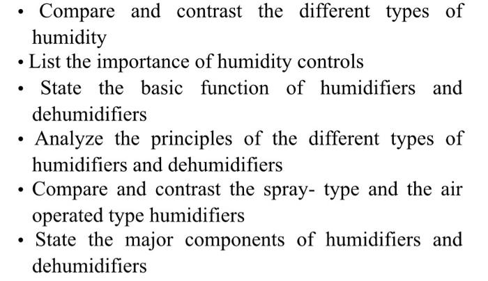 Solved . Compare and contrast the different types of | Chegg.com