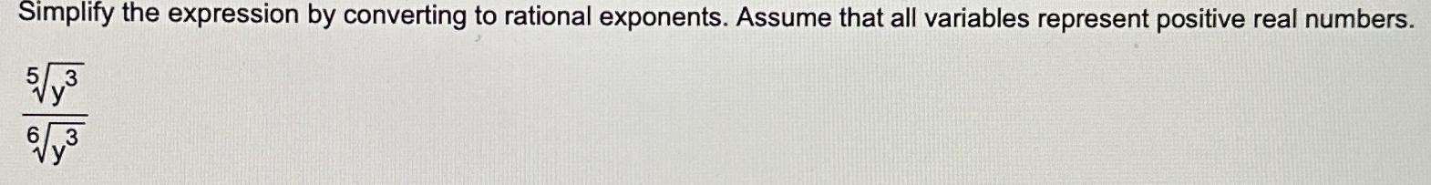 Solved Simplify the expression by converting to rational | Chegg.com