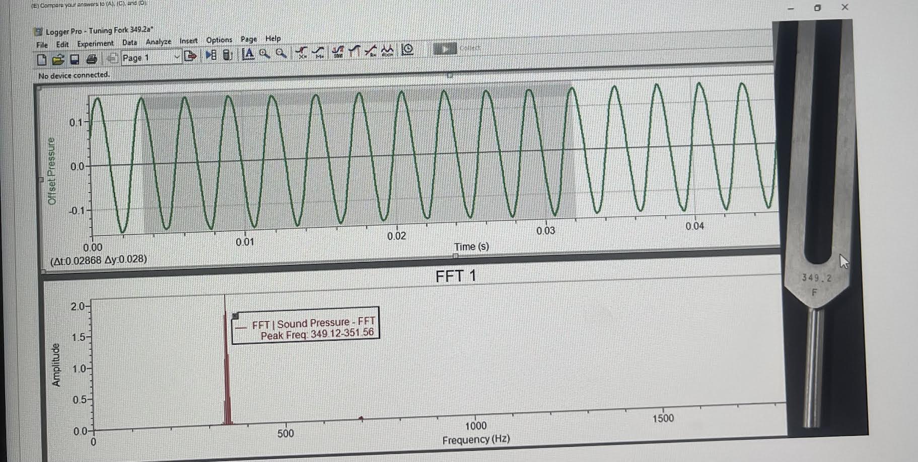 Solved Consider the following waveform and FFT graph | Chegg.com
