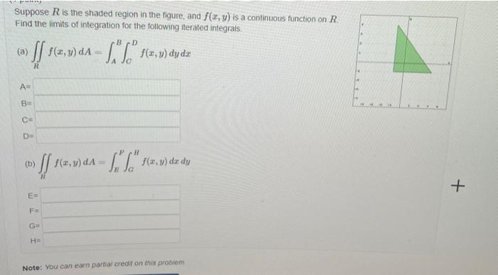 Suppose R is the shaded region in the figure, and | Chegg.com