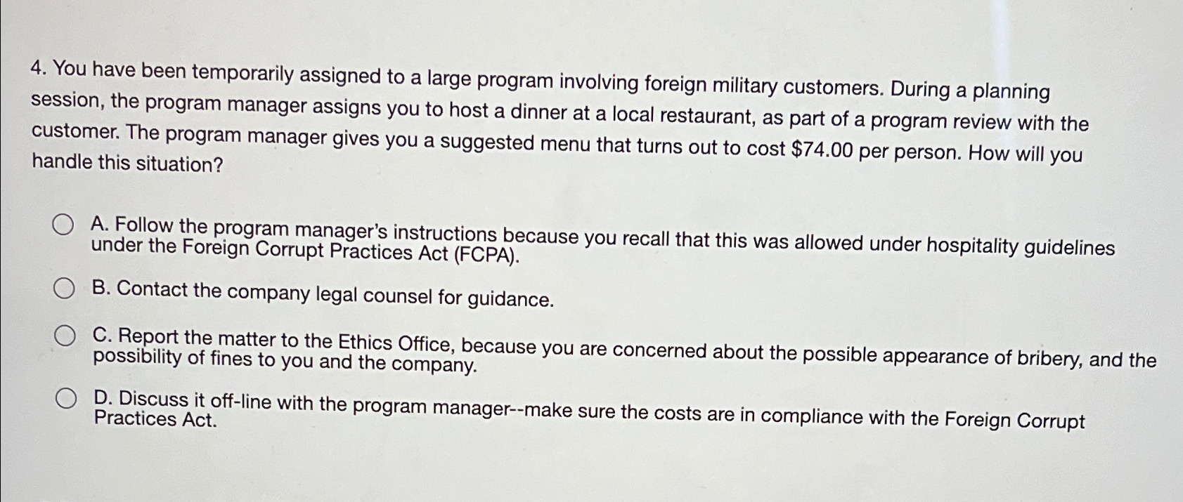 Solved You have been temporarily assigned to a large program | Chegg.com