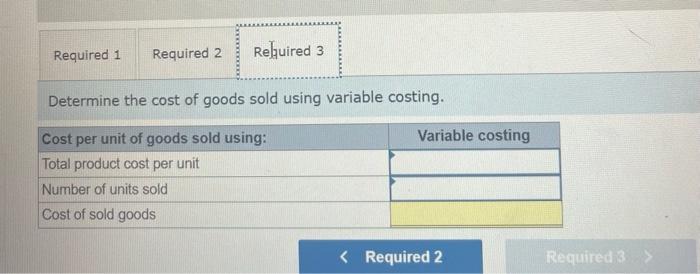 Solved Compute the product cost per unit using variable | Chegg.com