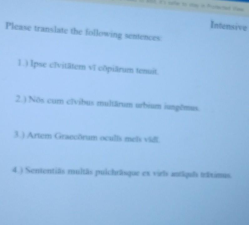 Phease translate the following sentences: 1.) Inoe | Chegg.com