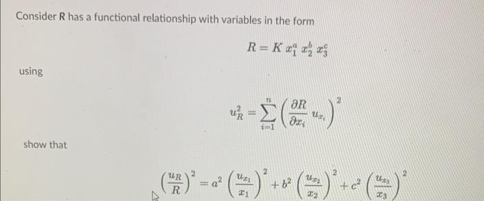 Solved Consider R has a functional relationship with | Chegg.com