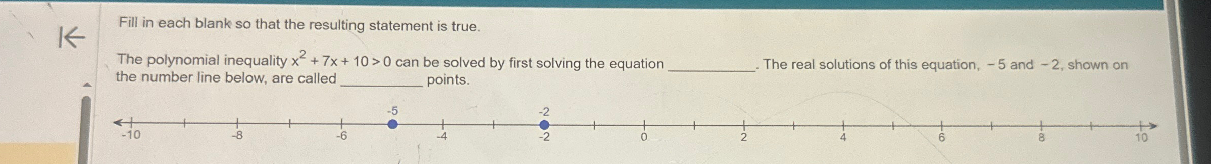 Solved Fill in each blank so that the resulting statement is | Chegg.com
