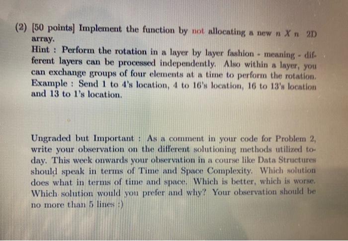 Solved Image rotation is a fundamental image processing | Chegg.com