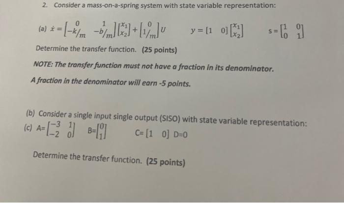 Solved C) X(s)=s(s2+2s+5)s2+1 (10 Points) b) | Chegg.com