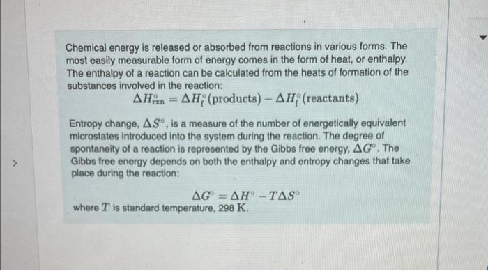 Solved Chemical energy is released or absorbed from | Chegg.com