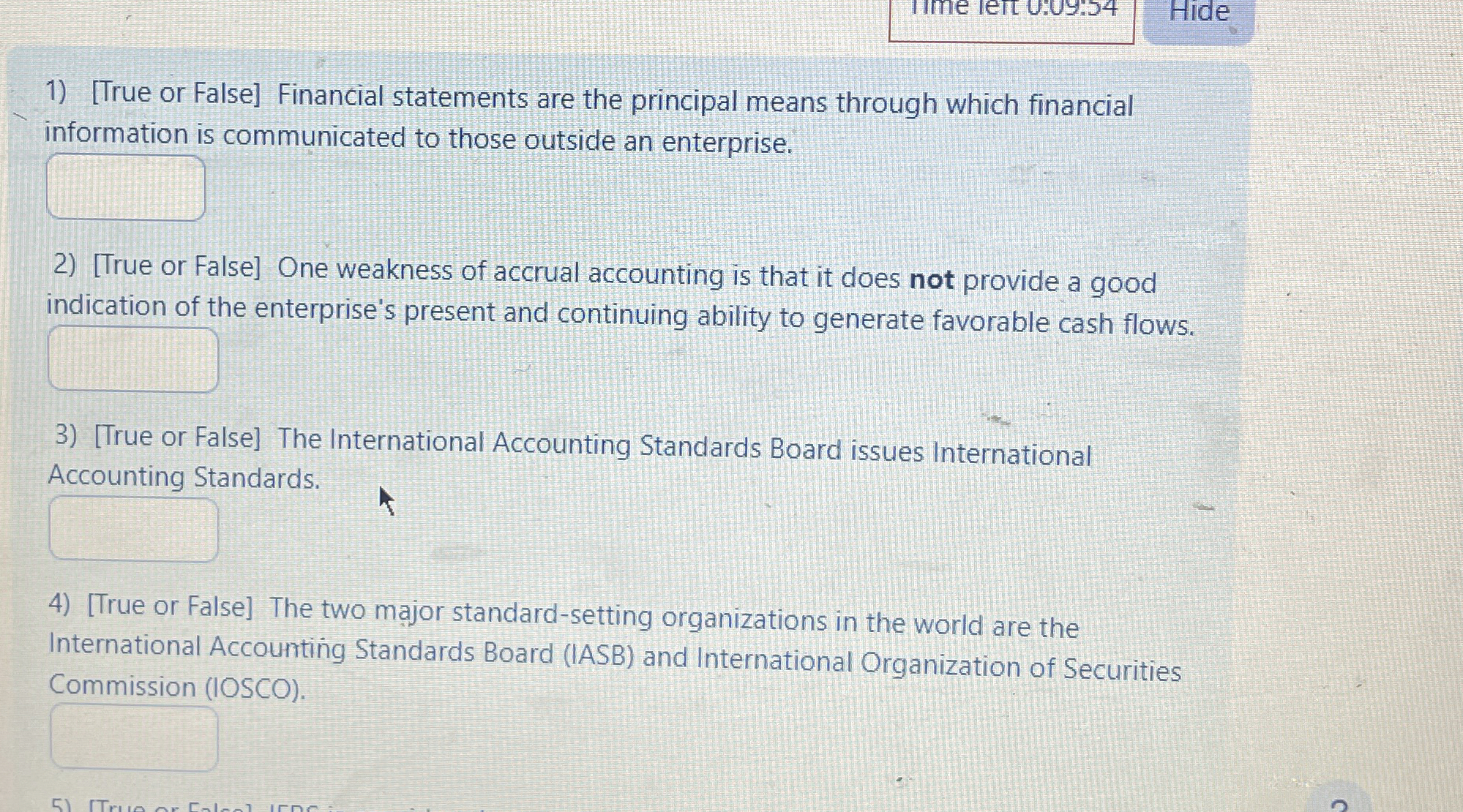 Solved [True or False] ﻿Financial statements are the | Chegg.com