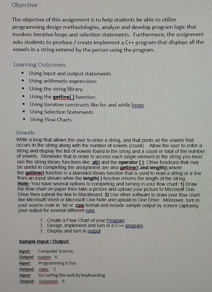Solved Objective The objective of this assignment is to help | Chegg.com