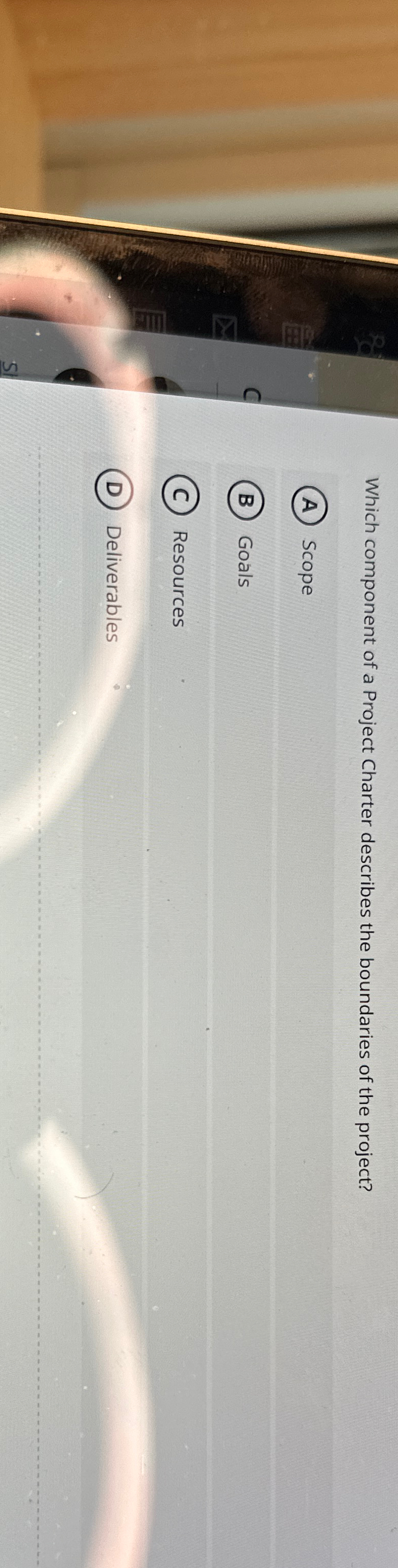 Solved Which component of a Project Charter describes the | Chegg.com