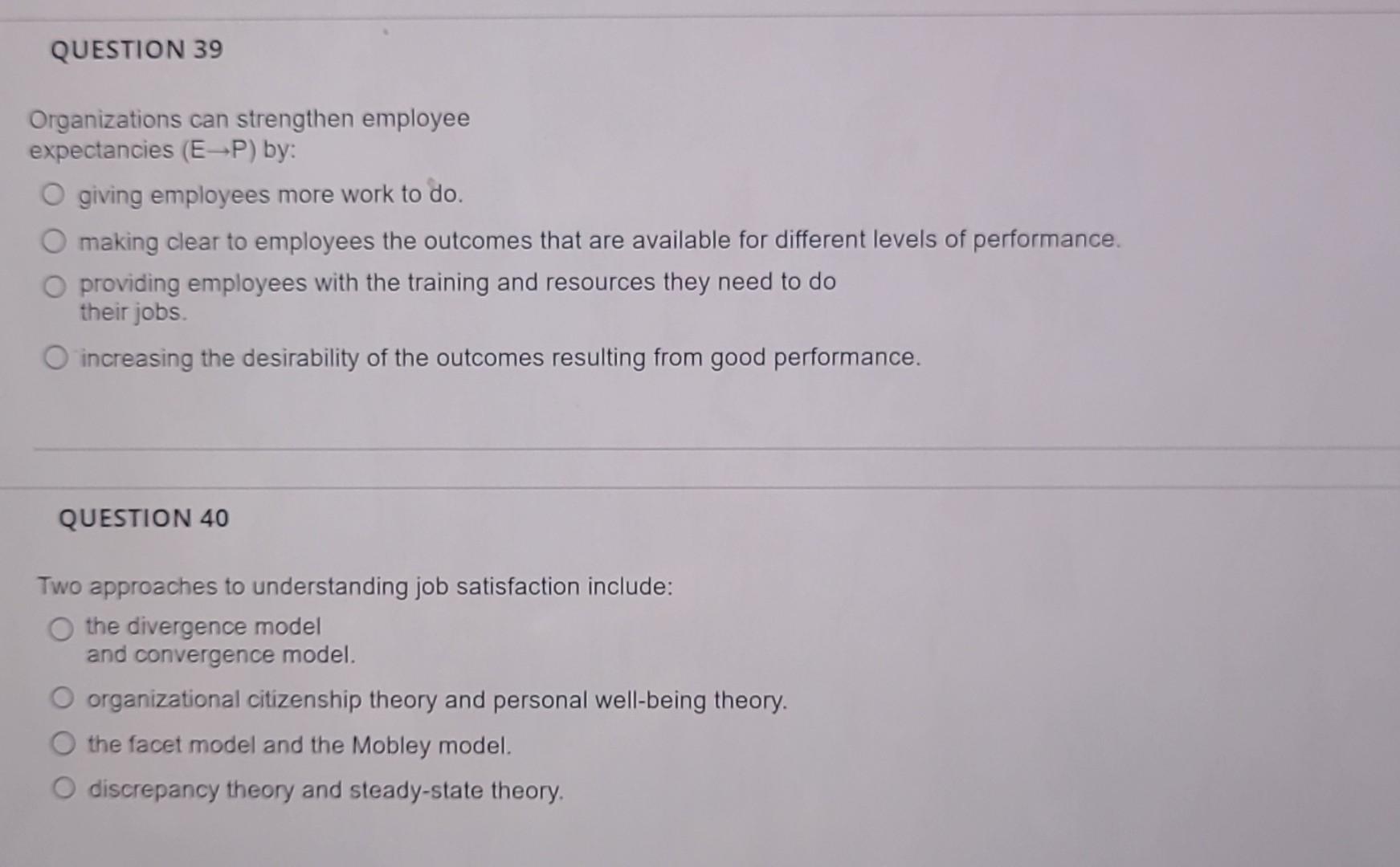 Solved People's convictions, in general, about what outcomes | Chegg.com