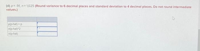 Solved In each of the following cases, find the mean, | Chegg.com