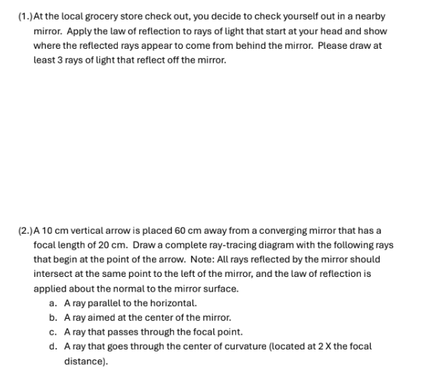 Solved Please answer all! With drawings and explanations. I | Chegg.com