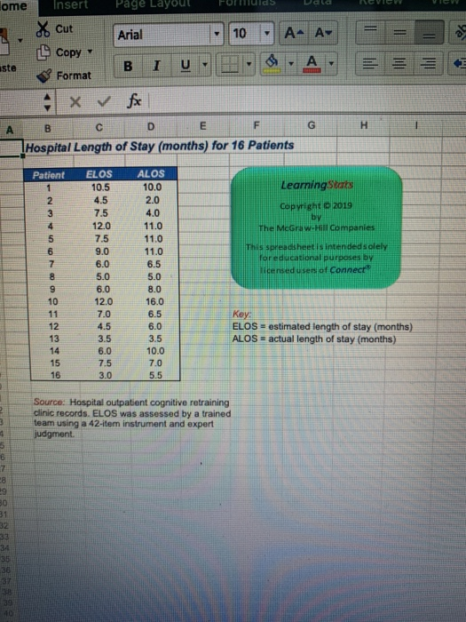 Solved Click here for the Excel Data File Choose the | Chegg.com