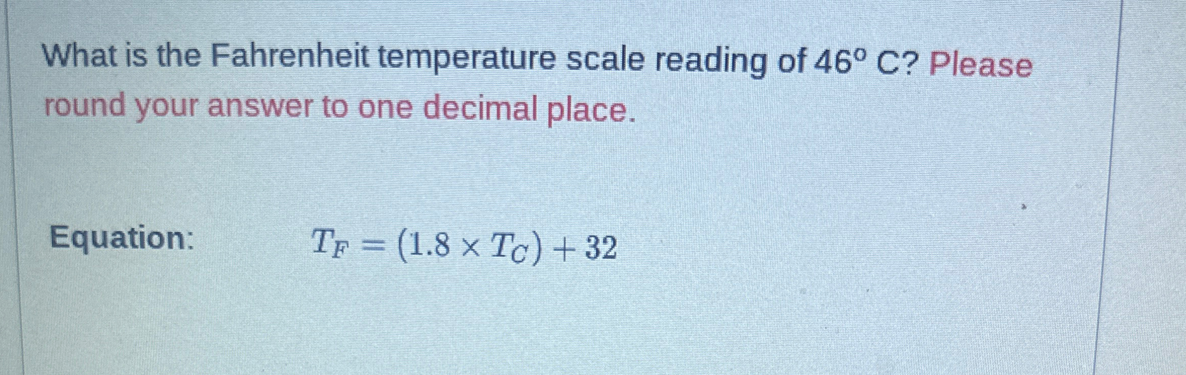 Solved What is the Fahrenheit temperature scale reading of | Chegg.com