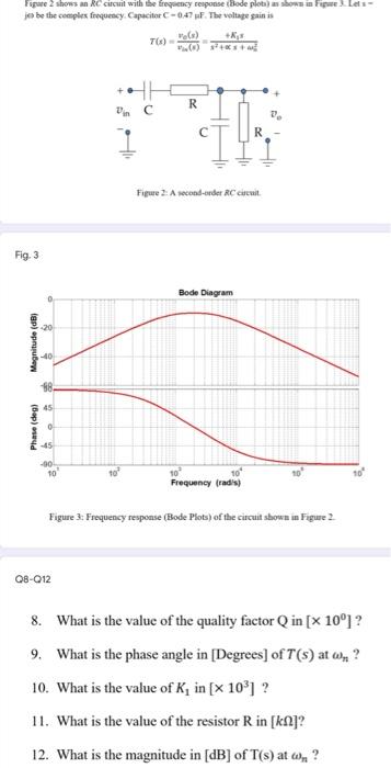 Solved Figure 2 shows an RC circuit with the frequency | Chegg.com