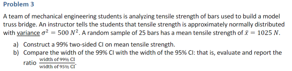 Solved Problem 3A team of mechanical engineering students is | Chegg.com