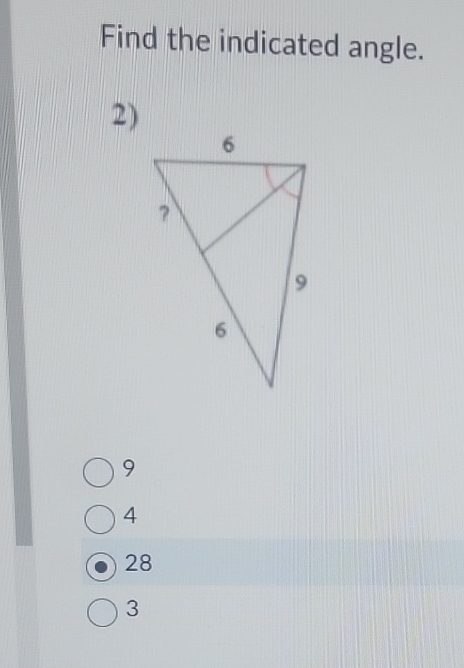 Find the indicated angle.94283 | Chegg.com
