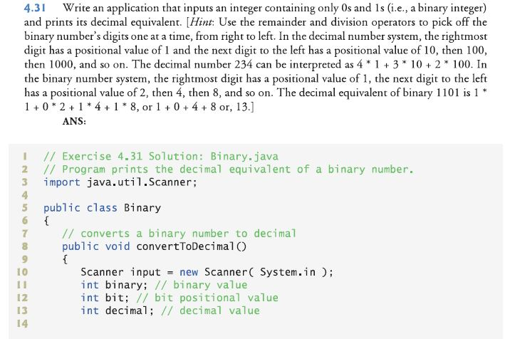 Solved Write An Application That Inputs An Integer