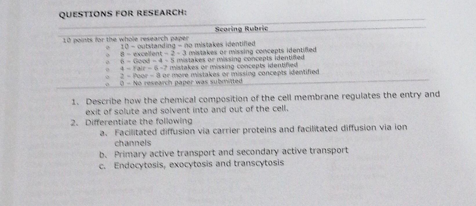 Solved 20 points for the whole research paper - 30 - | Chegg.com