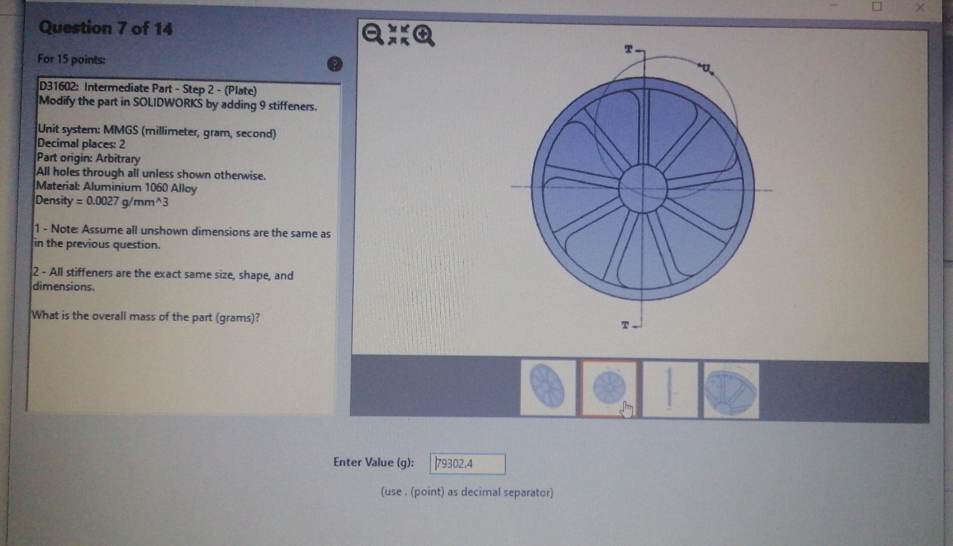 Solved Question 7 of 14 ask@ For 15 points: D31602: | Chegg.com