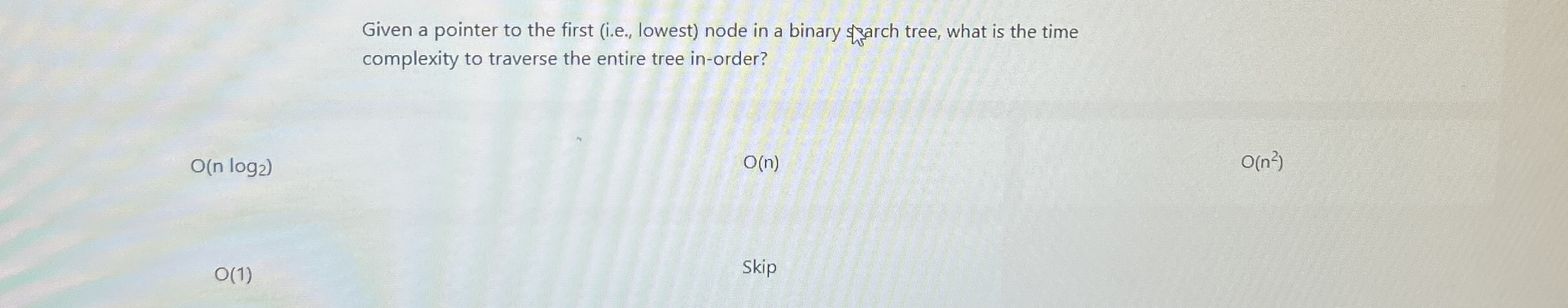 Solved Given a pointer to the first (i.e., ﻿lowest) ﻿node in | Chegg.com